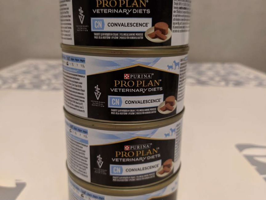 4 шт Консервы proplan convalescence