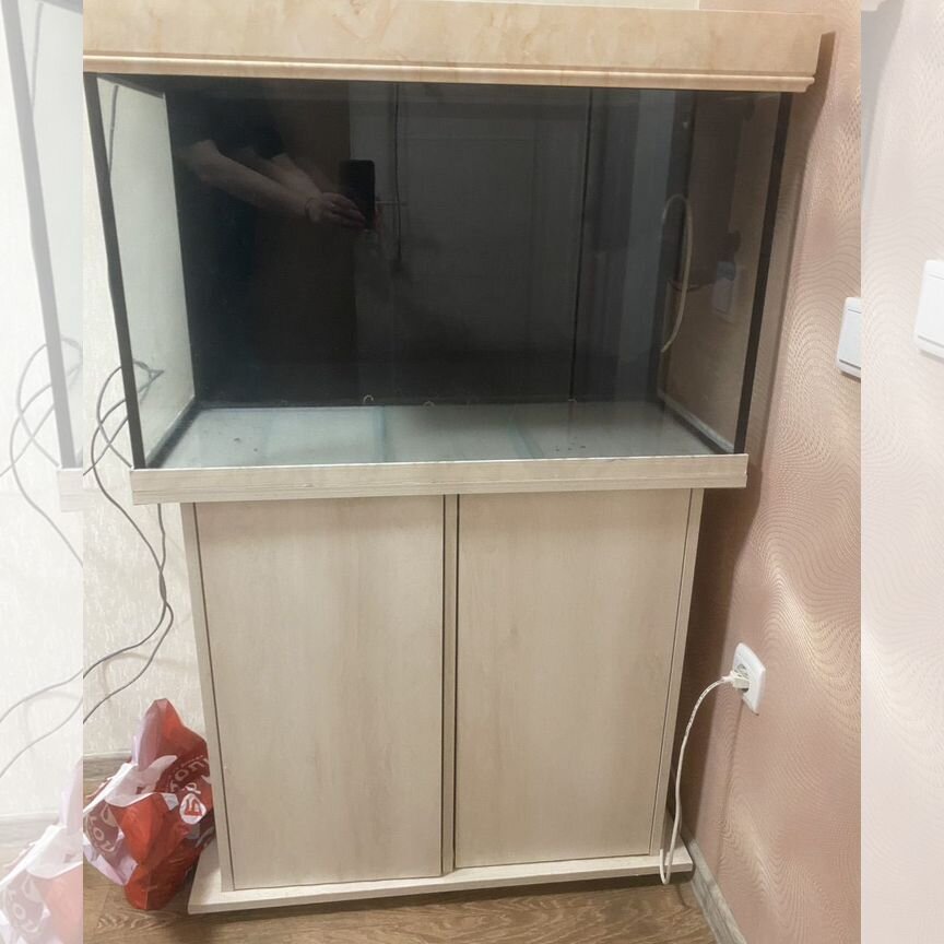 Аквариум с тумбой бу