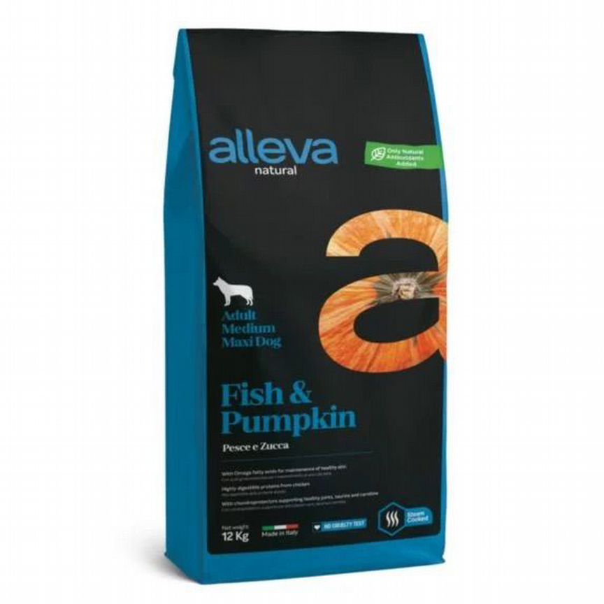 Alleva Fish & Pumpkin Medium/Maxi 12 кг