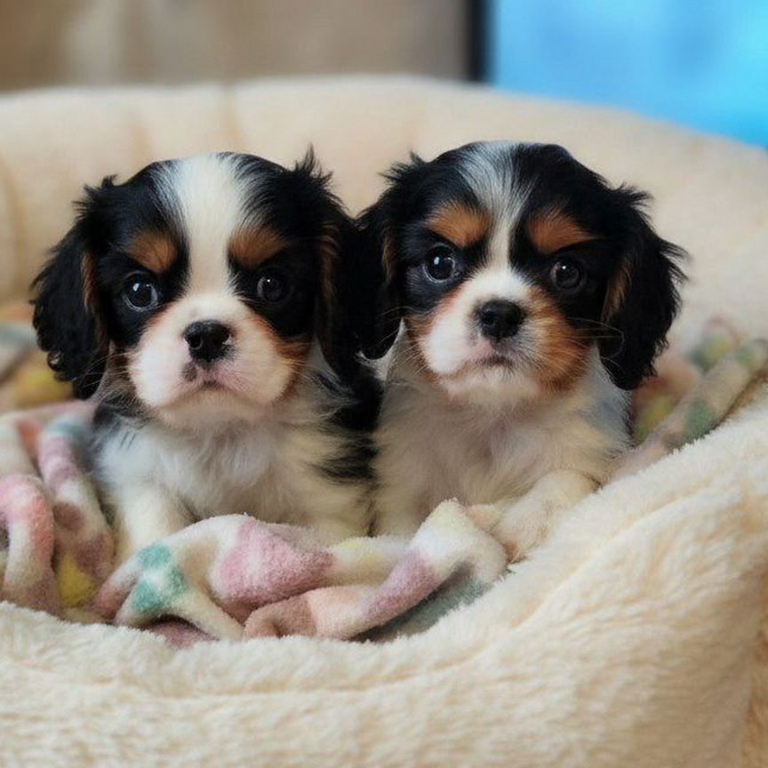 Кавалер кинг-чарльз-спаниель, щенок