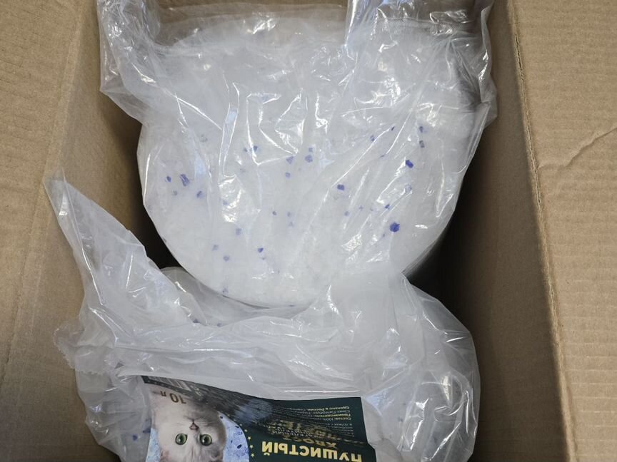 Кошачий наполнитель силикагель