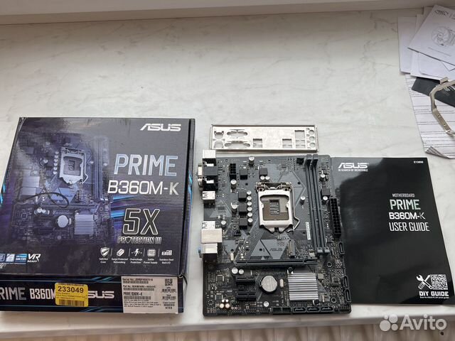 Материнская плата asus B360M-K купить в Москве | Электроника | Авито