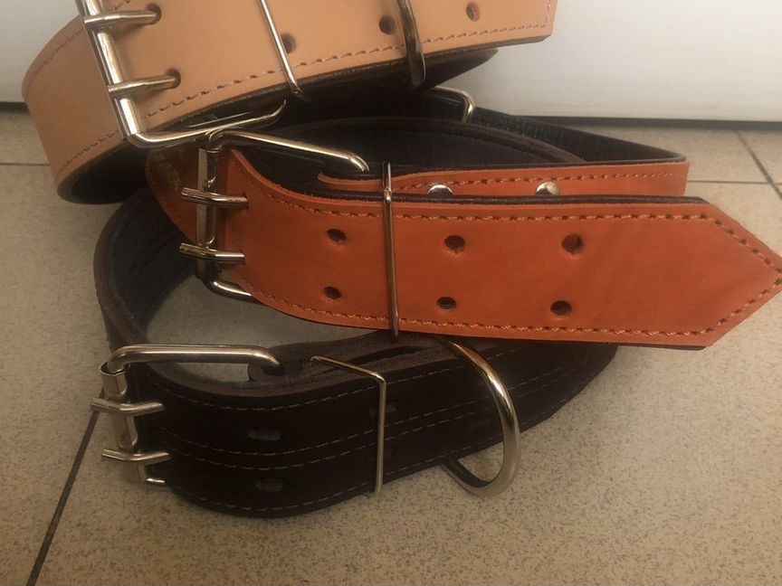 Ошейник для собак кожаный