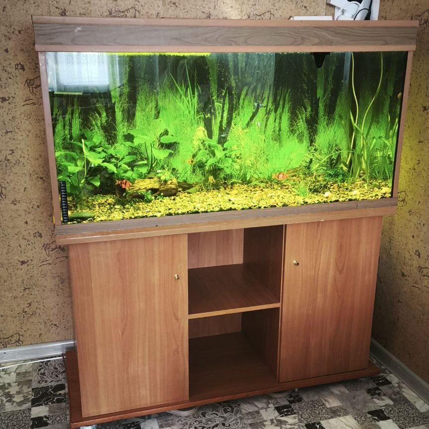 Аквариум 300 литров с тумбой