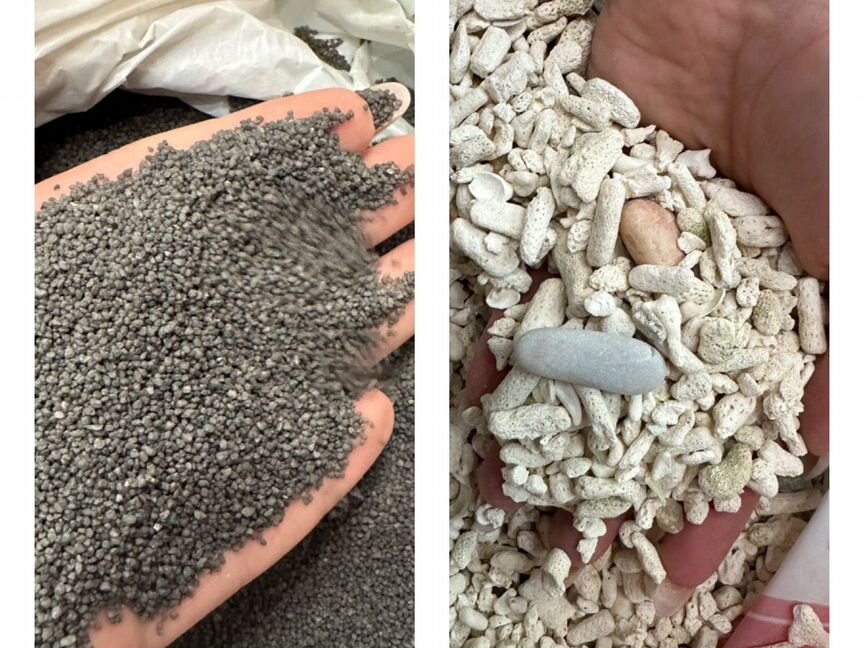 Грунт и коралловая крошка для аквариума