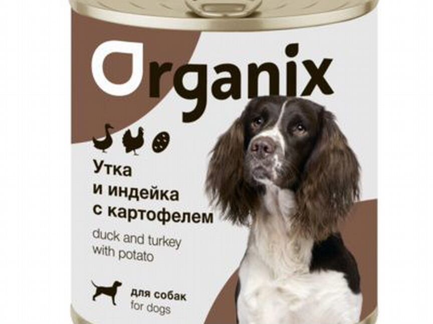 Organix organix консервы Консервы для собак Утка