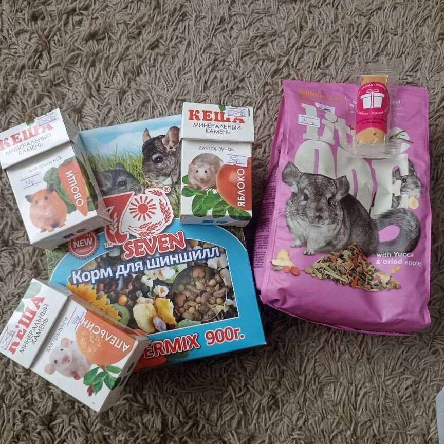 Корм для шиншилл