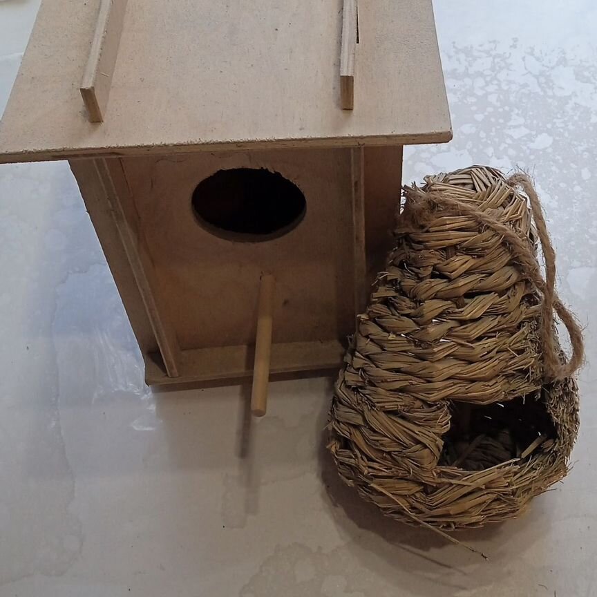 Амадины, гнезда