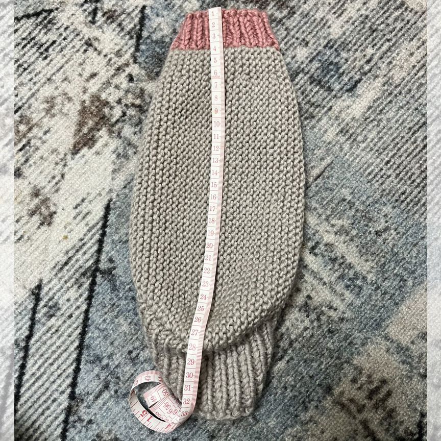 Вязаная кофта для собак