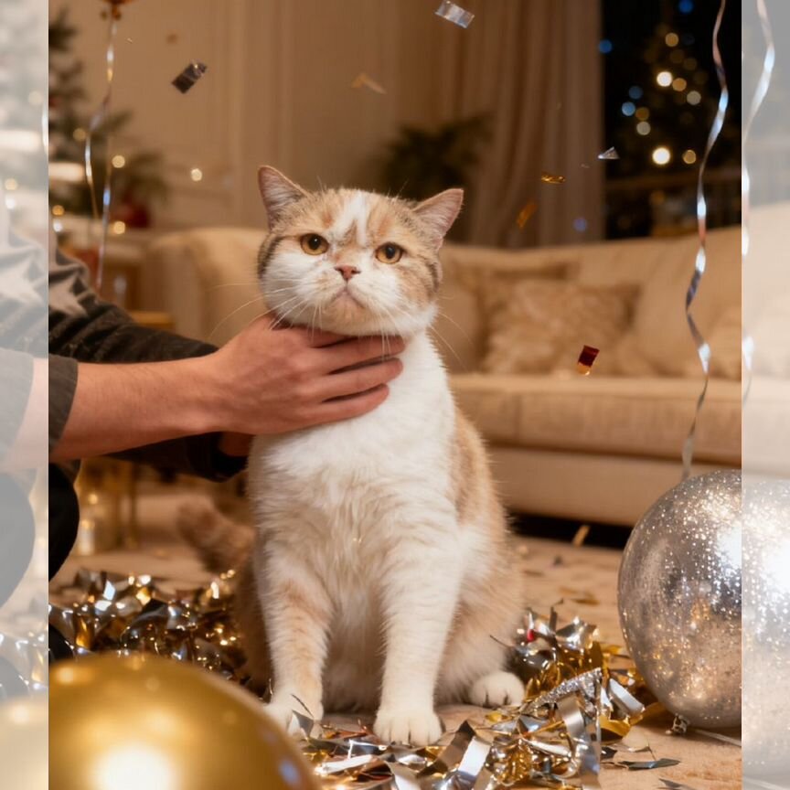 Шотландская прямоухая короткошёрстная, взрослая кошка