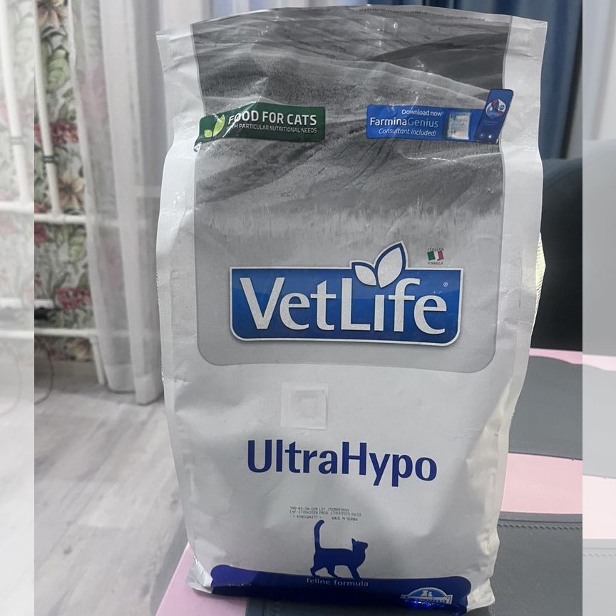 Корм для кошек vetlife
