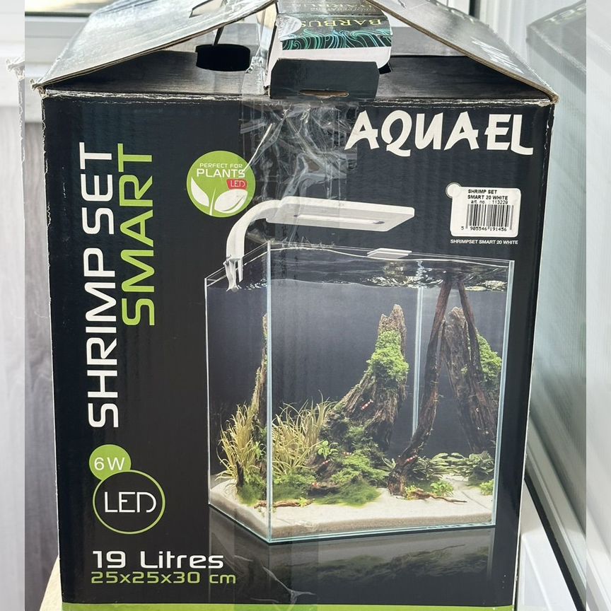 Аквариум Aquael shrimp set SMART 19 литров