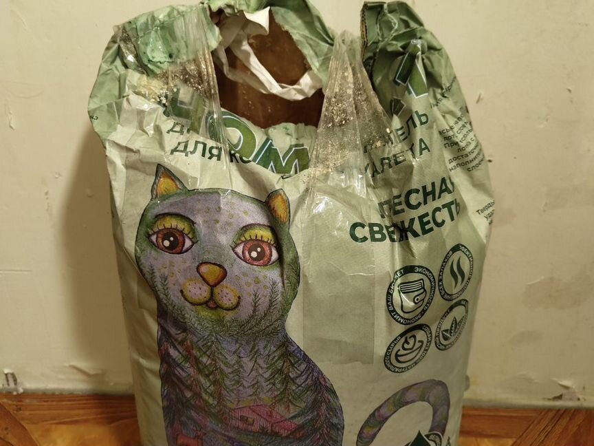 Наполнитель древесный для кошек