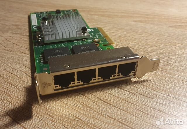 Сетевой адаптер Intel I340-T4 купить в Москве | Электроника | Авито