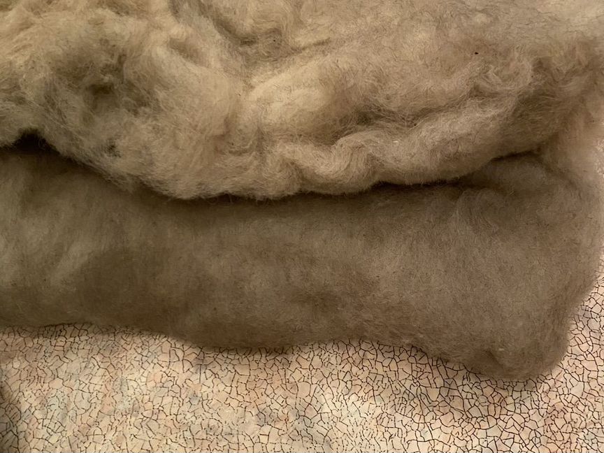 Шерсть овечья 100'/-битая,чистая