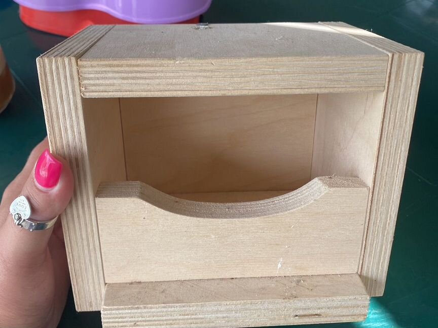 Скворечник деревянный для попугая