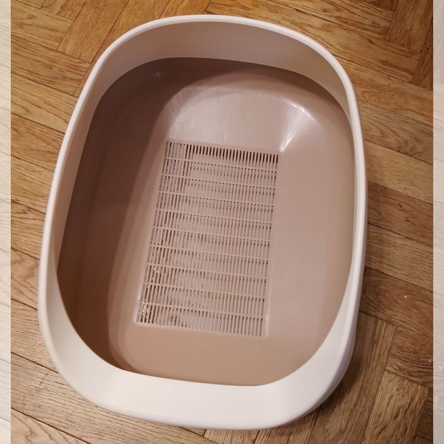 Лоток для кошек большой с сеткой