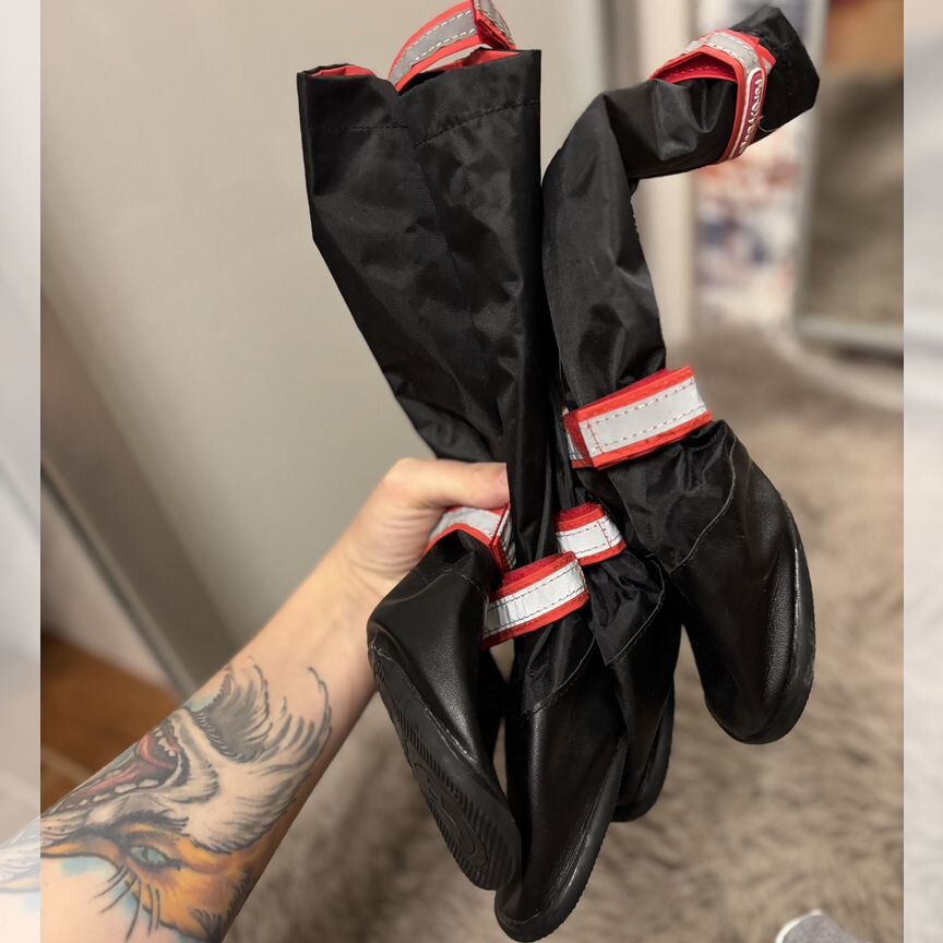 Сапоги с высоким чулком для собак