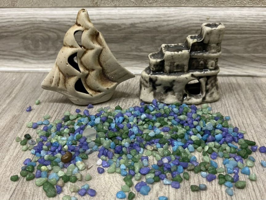 Грунт камешки статуэтки для аквариума