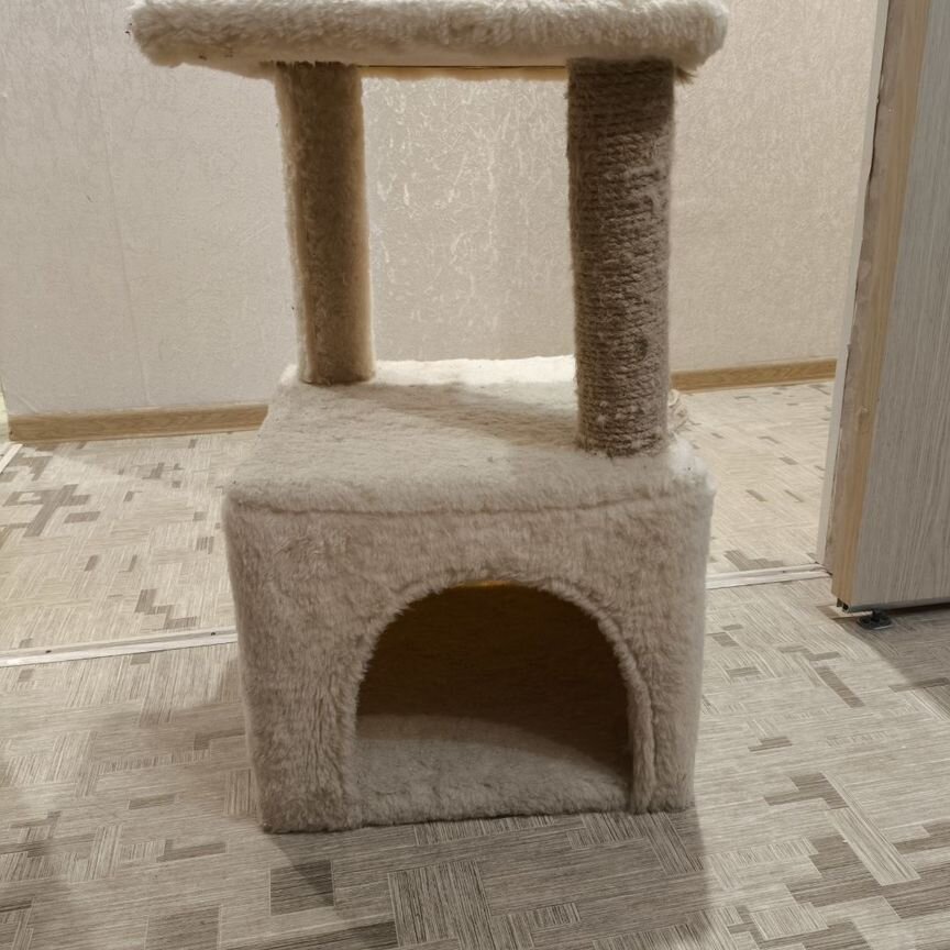 Когтеточка домик для кошки бу