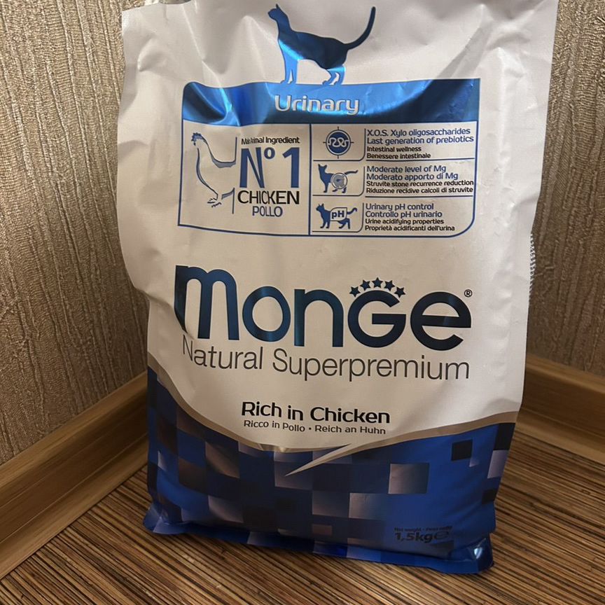 Корм для кошек monge urinary