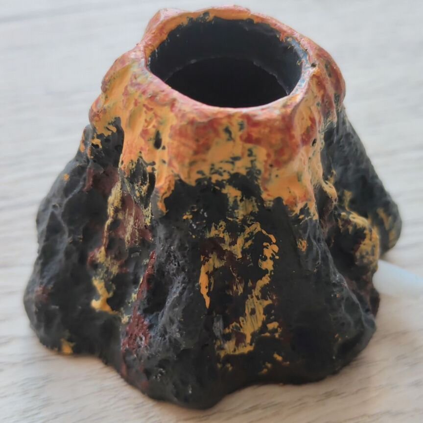 Вулкан декор украшение для аквариума