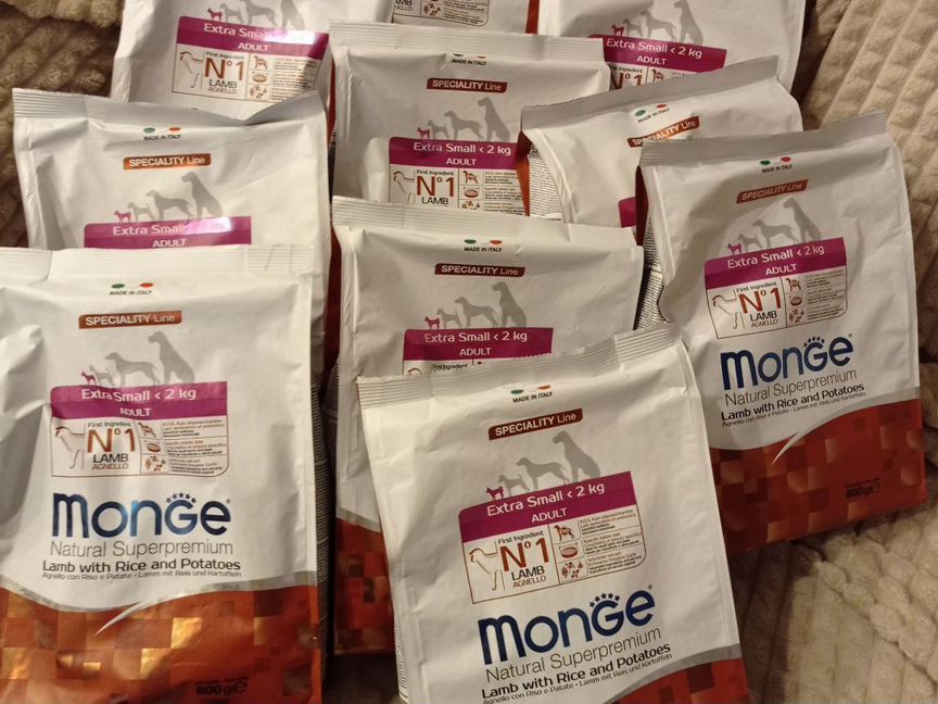 Корм сухой Monge для собак мини пород