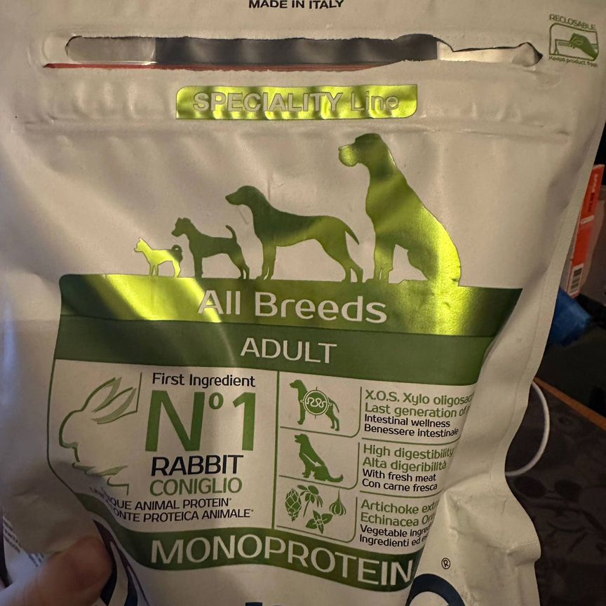 Monge All Breeds для взрослых собак, кролик