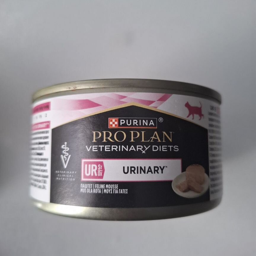 Влажный корм для кошек PRO plan urinary 195 гр
