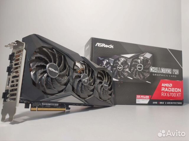 Видеокарта rx 6700xt 12gb Asrock challenger pro oc купить в Москве ...