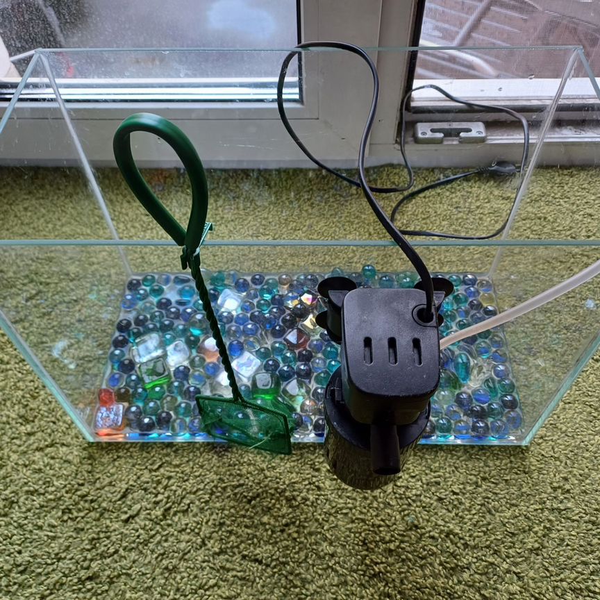 Аквариум и фильтр