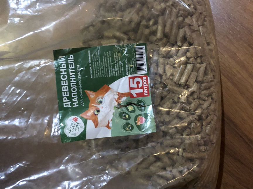 Древестный наполнитель для животных