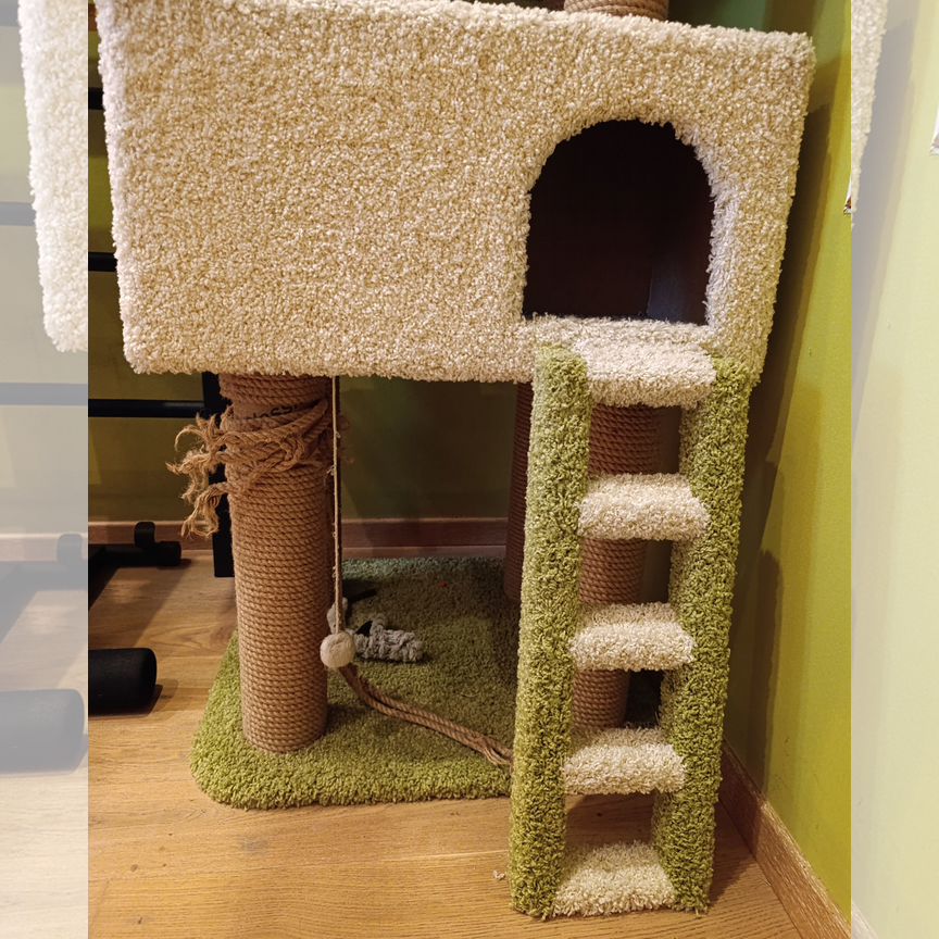 Когтеточка с домиком бу
