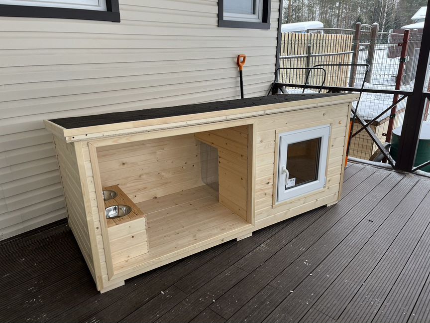 Будка для собаки теплая