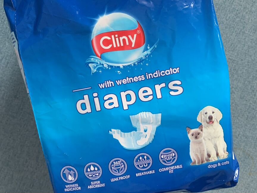 Cliny подгузники для собак