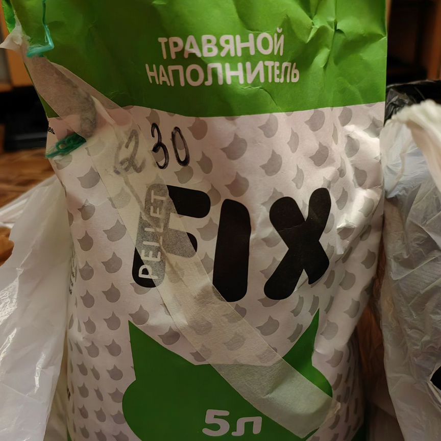 Наполнитель травяной для кошачьего туалета