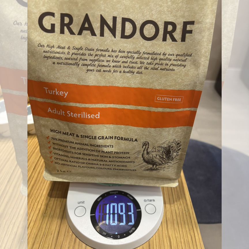Корм для кошек grandorf