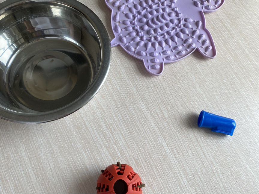 Зубная щетка д/жив и Конг/лакомств/Коврик лизания