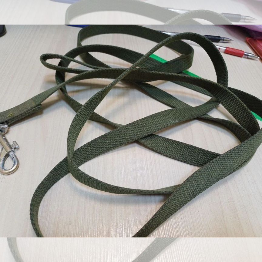 Поводок и ошейник на собачку лотом