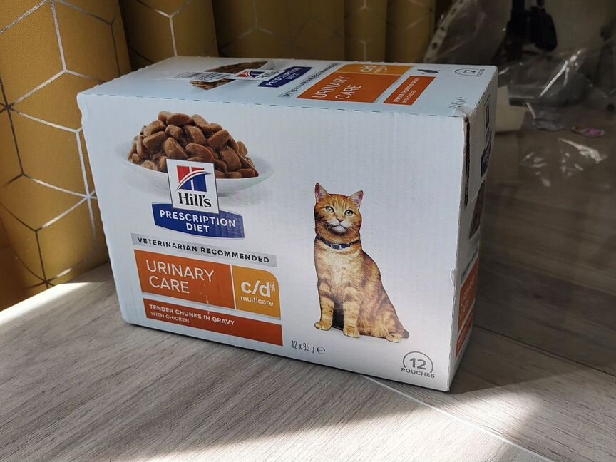 Влажный корм для кошек hills urinary care
