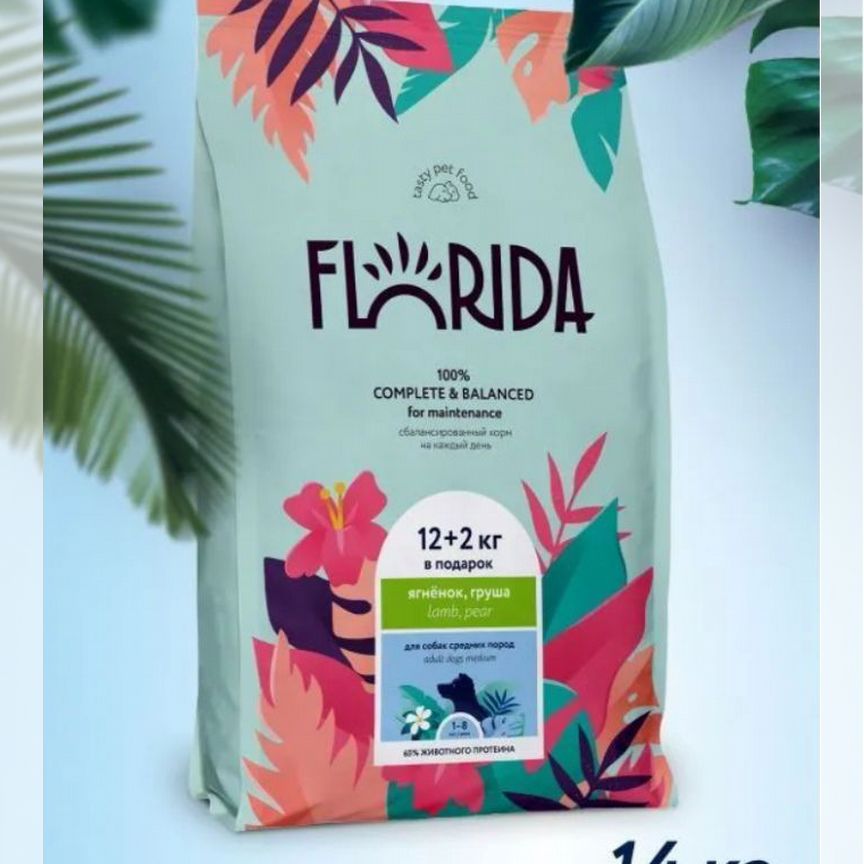 Флорида florida корм сухой для взрослых собак