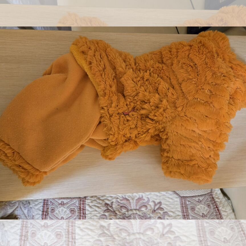 Зимний комбинезон для маленькой собаки