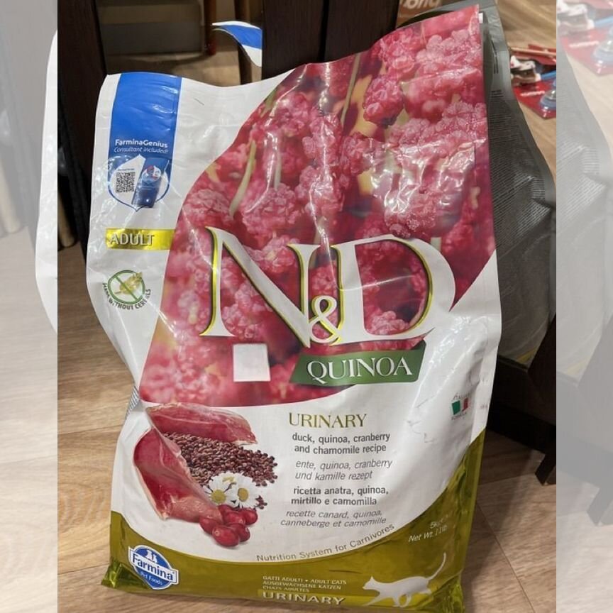 Корм для кошек farmina 5 кг новый