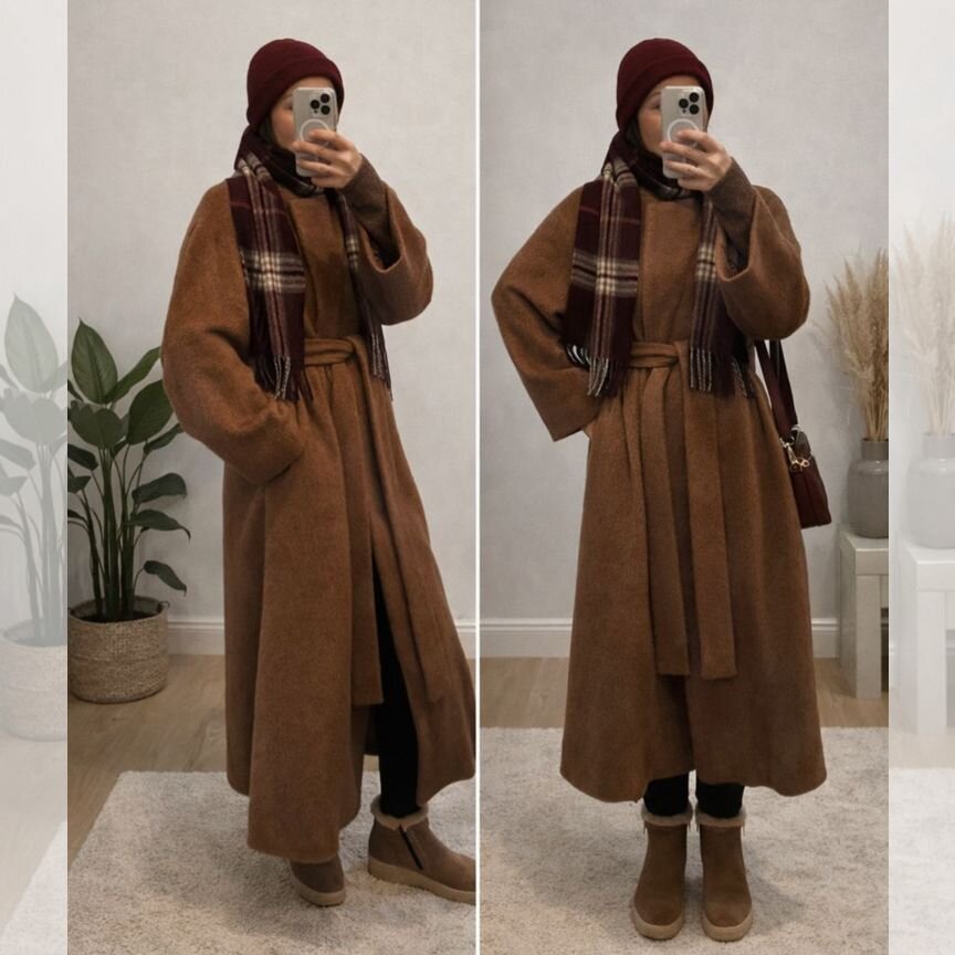 Пальто из альпаки 42-46 Alisia Hit