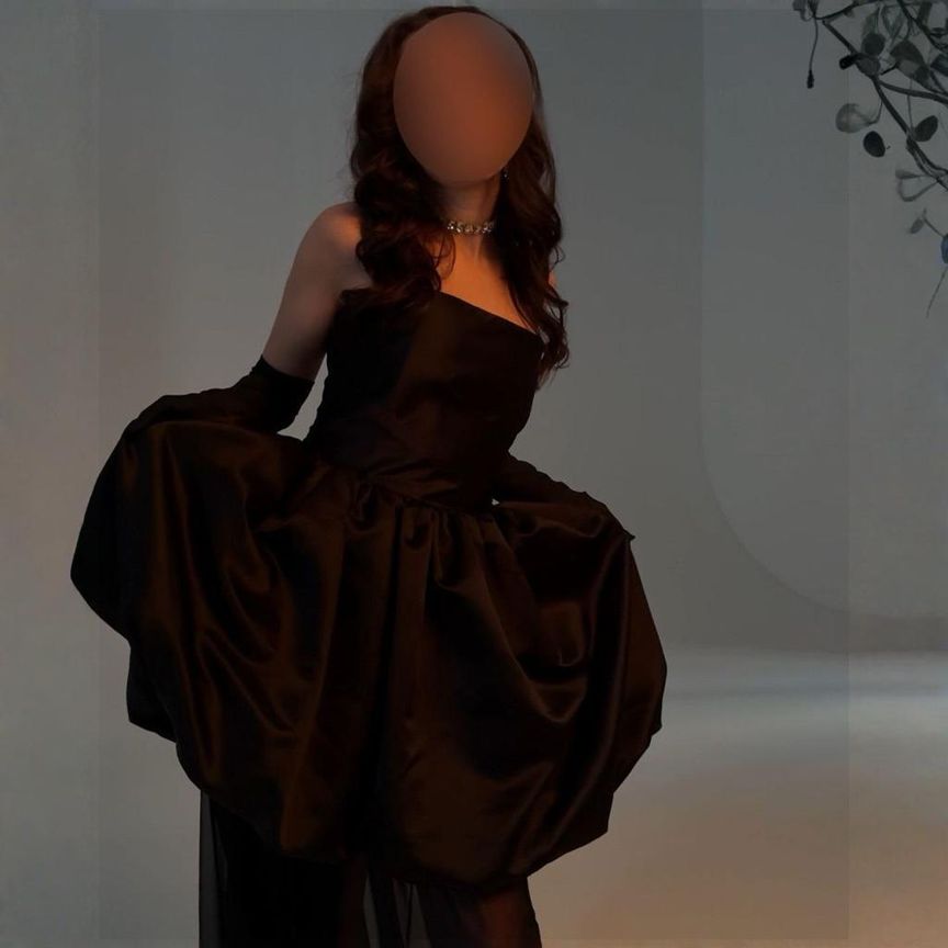 Платье вечернее чёрное трансформер