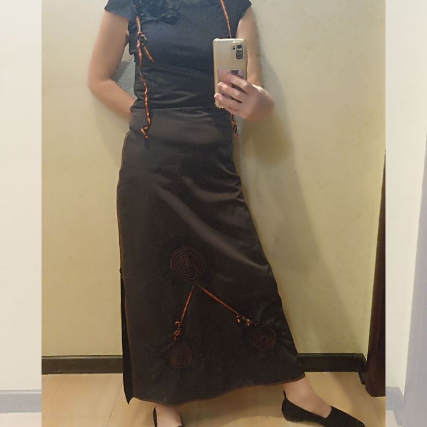 Юбка длинная