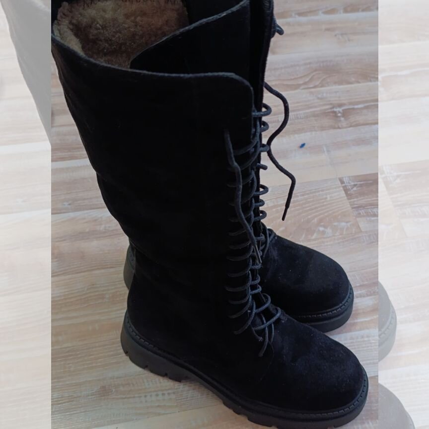 Ботинки зимние женские 38 высокие