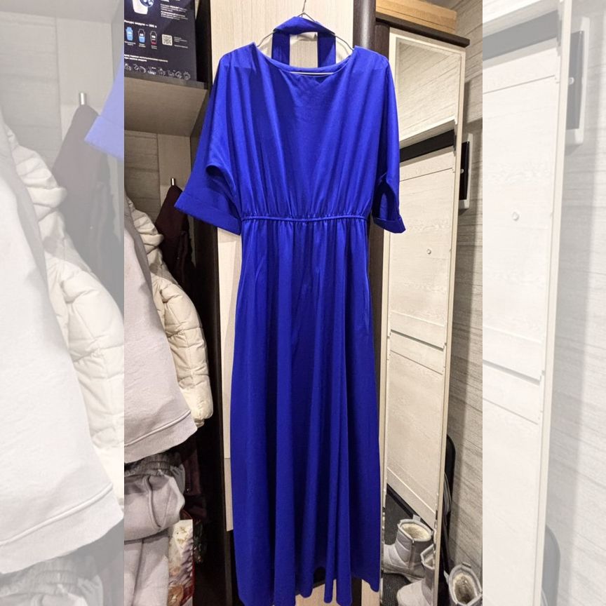 Платье женское в пол 50