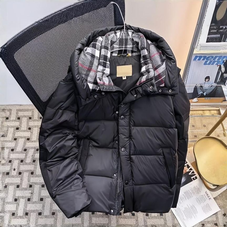 Пуховик Burberry London England Черный Синий