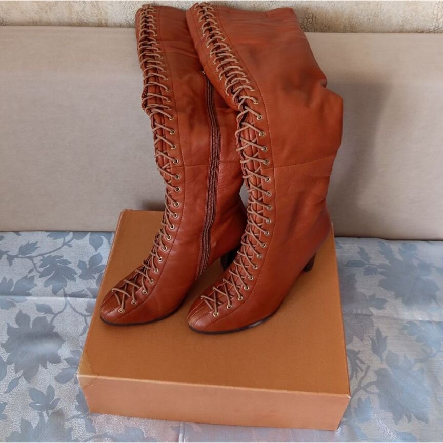 Сапоги ботфорты